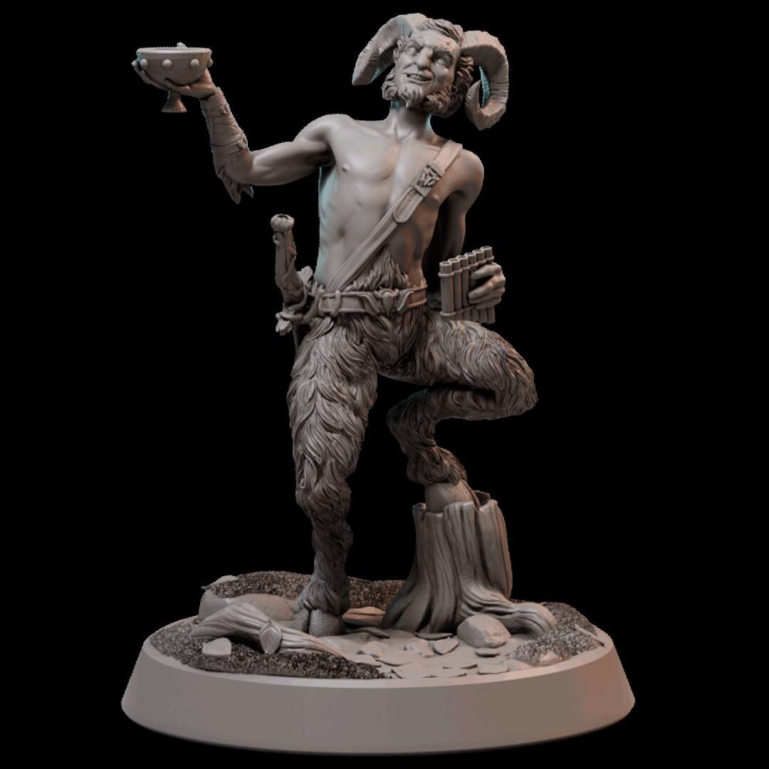 Satyr. D&D, RPG, Pathfinder, Resin Miniature, Figurine - Etsy