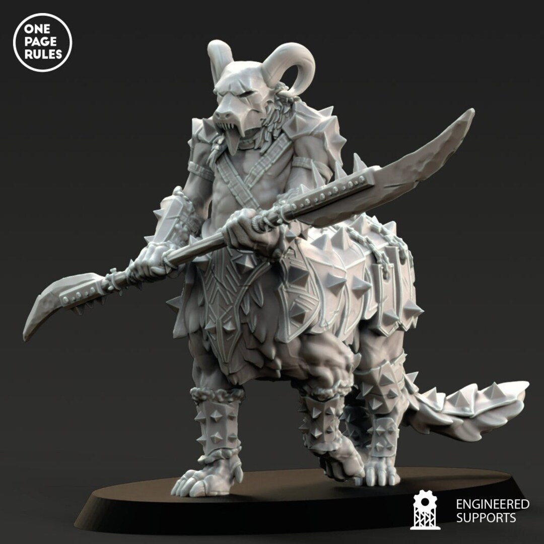 Beast Man Army. Centaur. D&D, RPG, Pathfinder, Resin Miniature ...