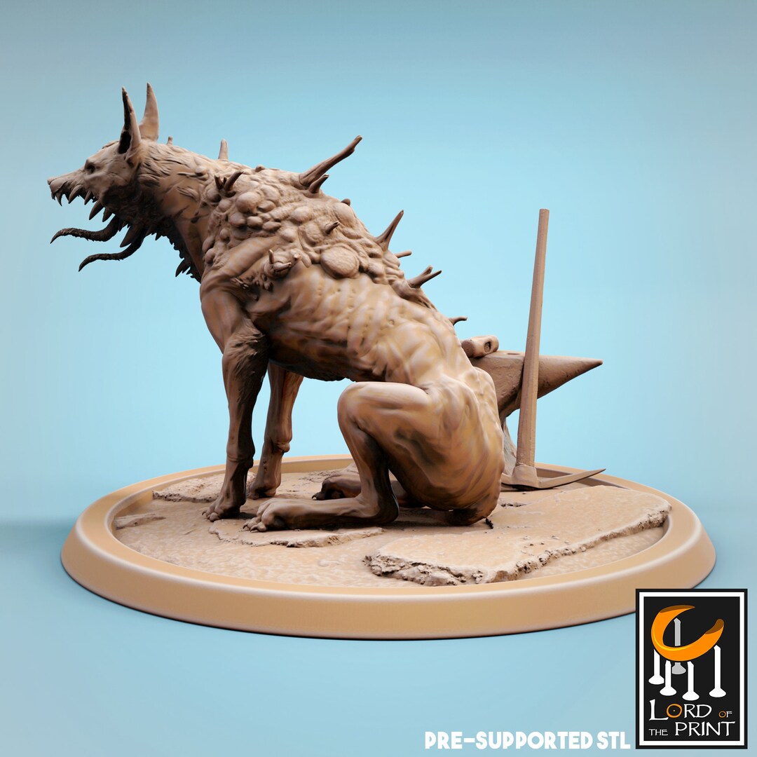 Corrupt Dog. Zombie. Ghoul. Mutated. Lord of the Print. D&D, RPG ...