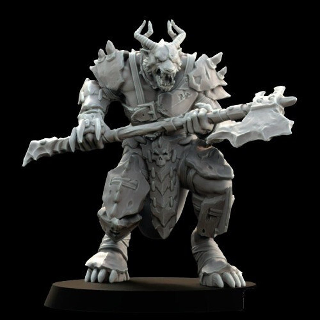 Beastmen Army. Elite Goat Man Fighters. Trollocs. D&D, RPG, Pathfinder ...
