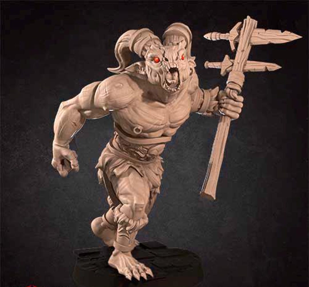 Fallen Demon, Devil. Cultist. Horned Imp. Lunatic. Shaman. D&D, RPG ...