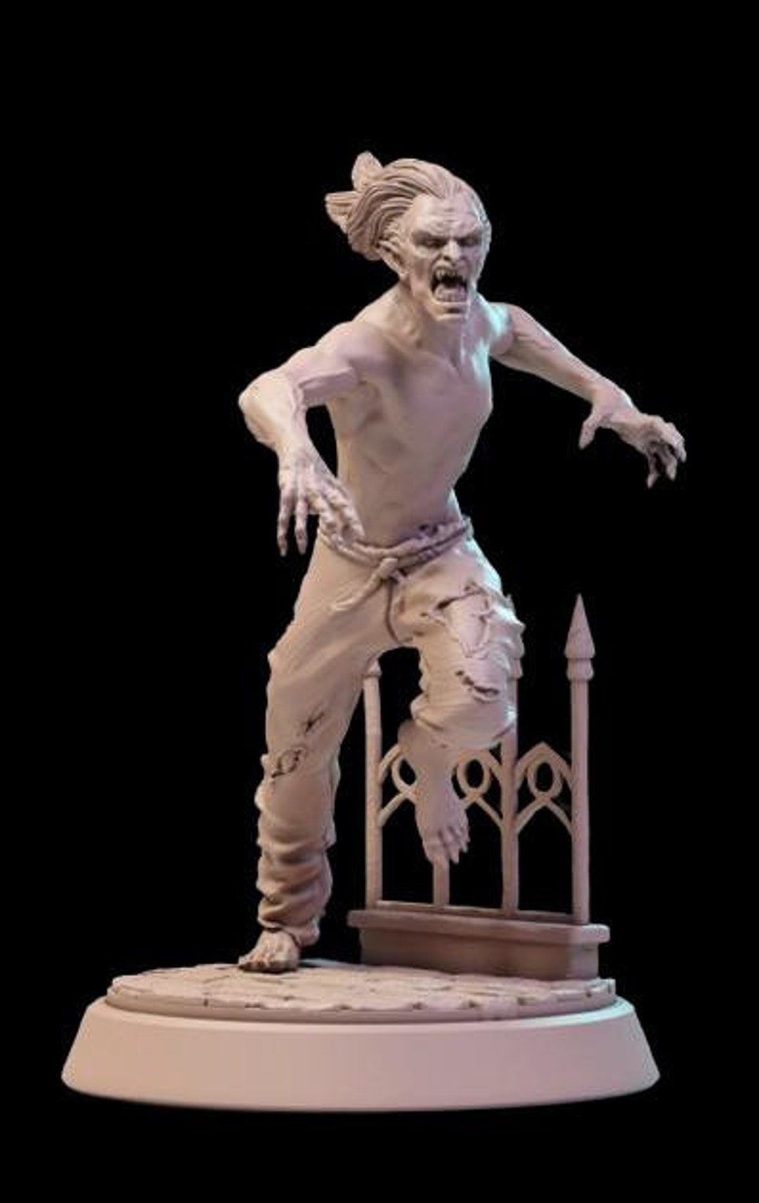 Dhampir. Vampire Minions. Undead. D&D, RPG, Pathfinder, Resin Miniature ...