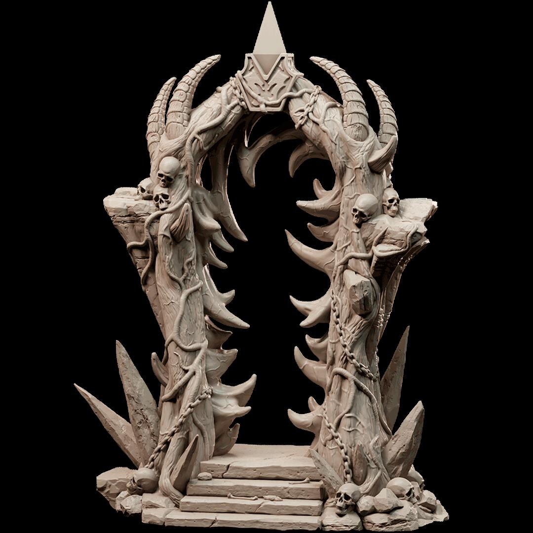 Realm Portals. Time, Fire, Hell, Haven Doorways. D&D Décor Terrain, RPG ...