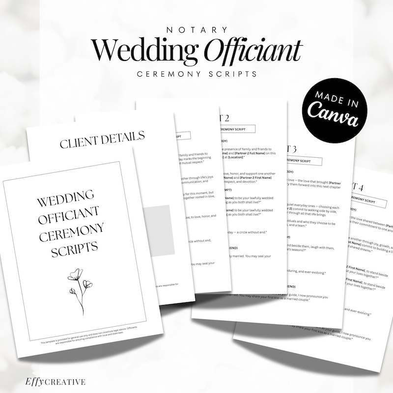 Word Script Template - Etsy