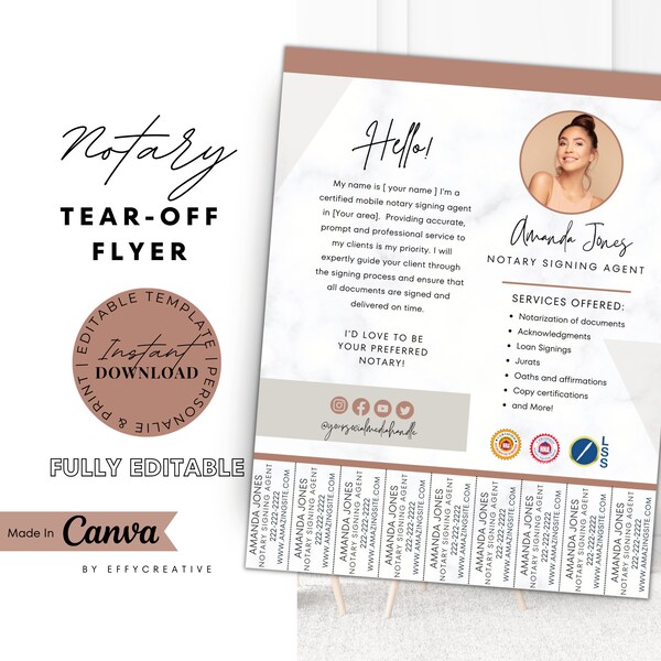 Tear off Flyer - Etsy