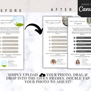 Real Estate Pre-approval List, Textable Pre Approved Checklist, Pre ...