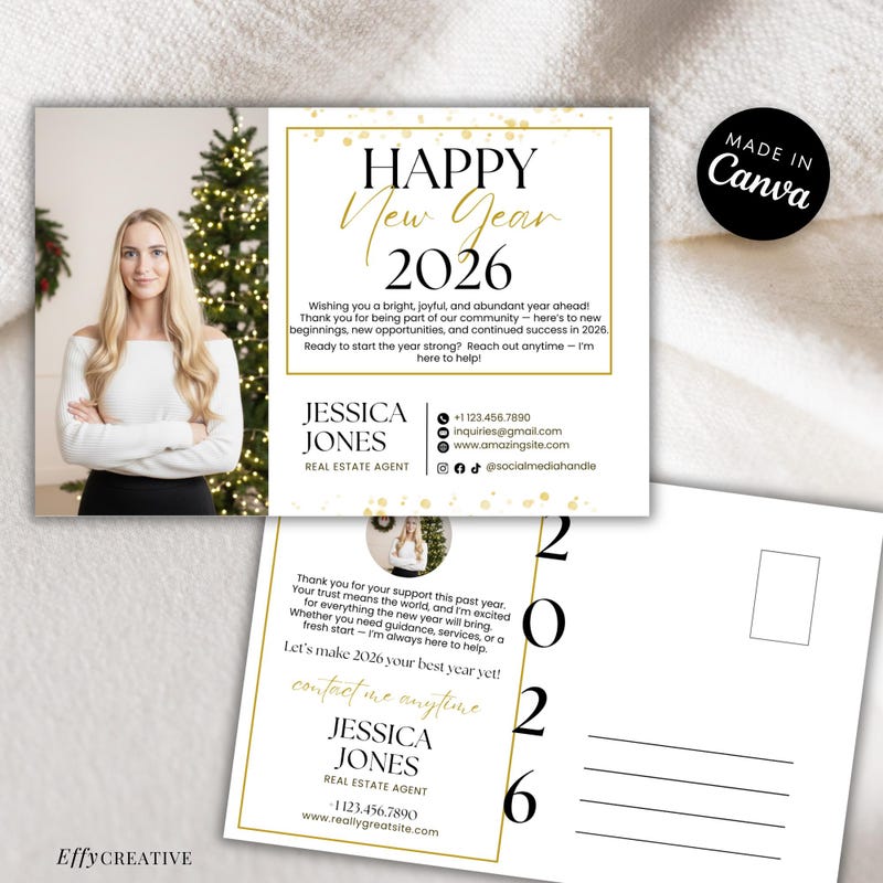 Post Cards New Years - Etsy