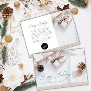 Small Business DIY Holiday Printable Notary Holiday Card Christmas ...