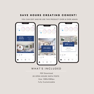 Real Estate Social Media Posts, Open House Instagram Posts, Realtor ...