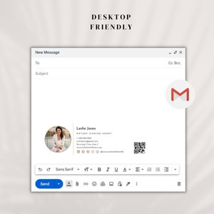Notary Email Signature, Notary Signing Agent Email Template, Notary ...