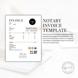Notary Invoice Template Notary Business Owners Loan Signing Agents ...