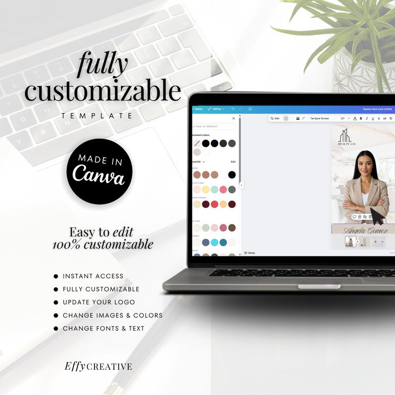 Realtor Rack Card Template: Modern Real Estate Marketing (canva ...