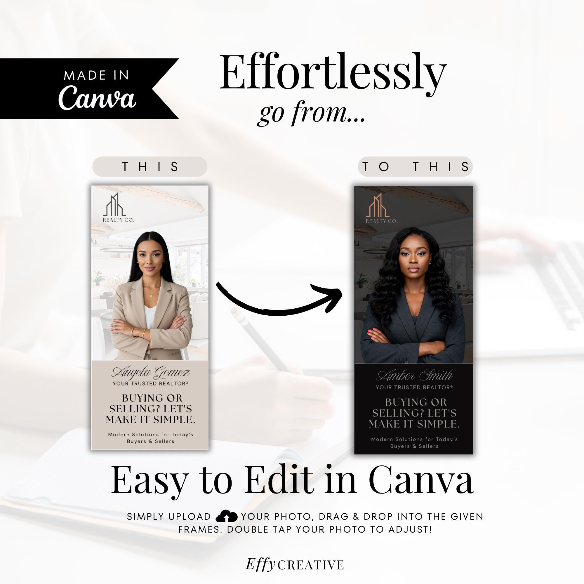 Realtor Rack Card Template: Modern Real Estate Marketing (canva ...