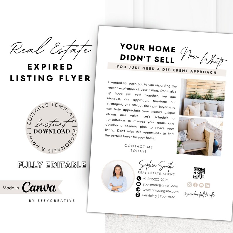 Expired Listing Expire Letter Real Estate Marketing Real - Etsy