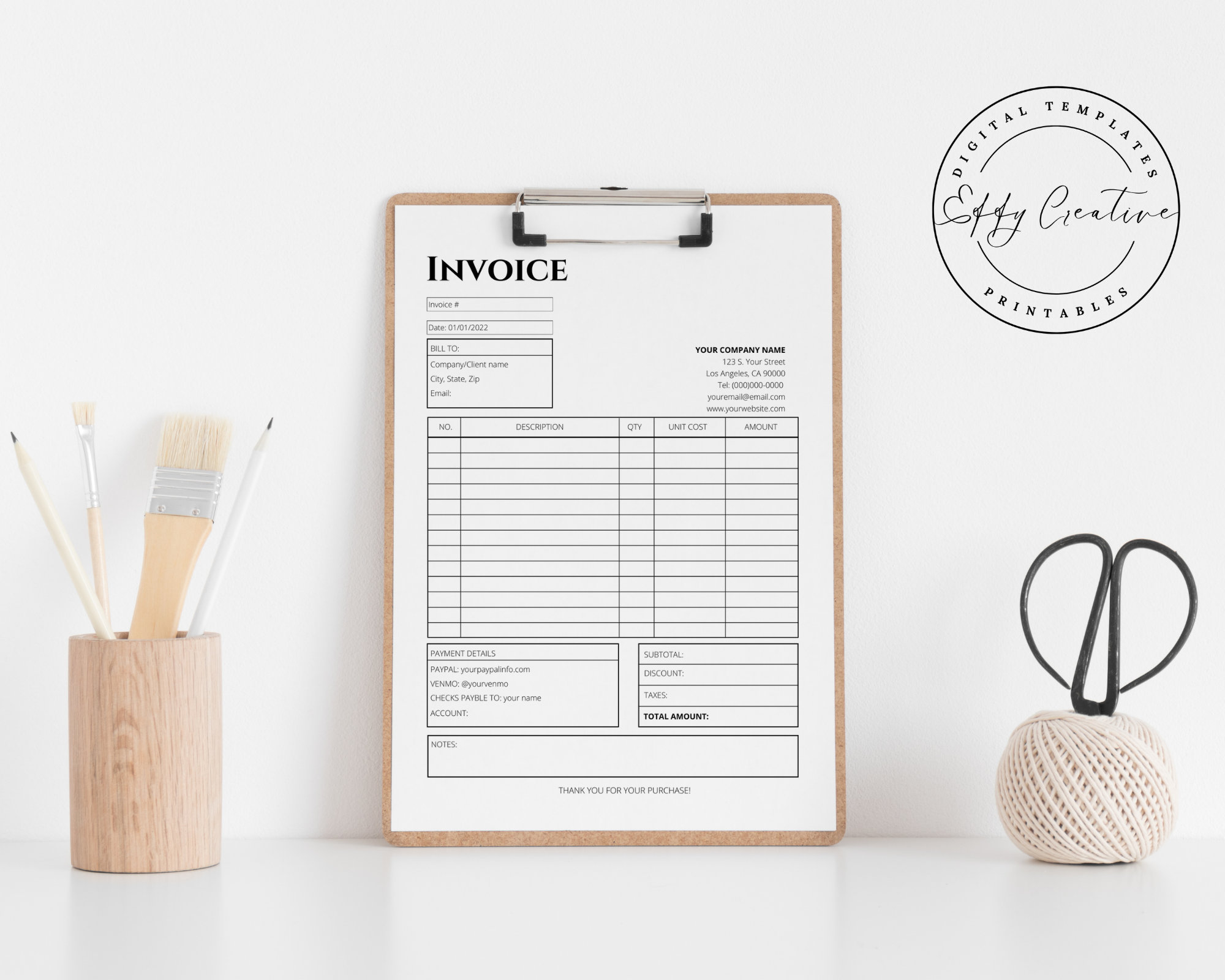 Modele Facture Avoir - Modele Facture Word PDF - Table