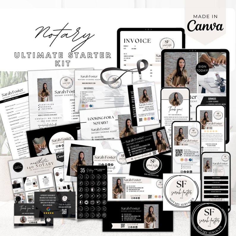 Notary Starter Kit Notary Marketing Loan Signing Agent - Etsy