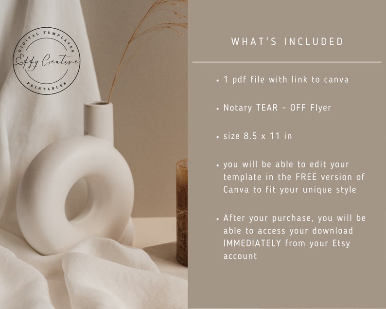 Notary Marketing Flyer Tear off Flyer Notary Signing Agent - Etsy