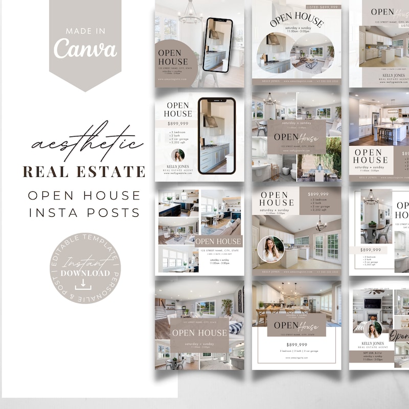 Open House Instagram Post - Etsy