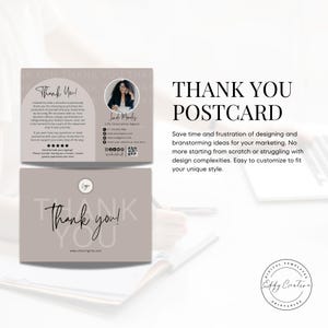 Life Insurance Agent Thank You Card Template | Editable Canva Template ...