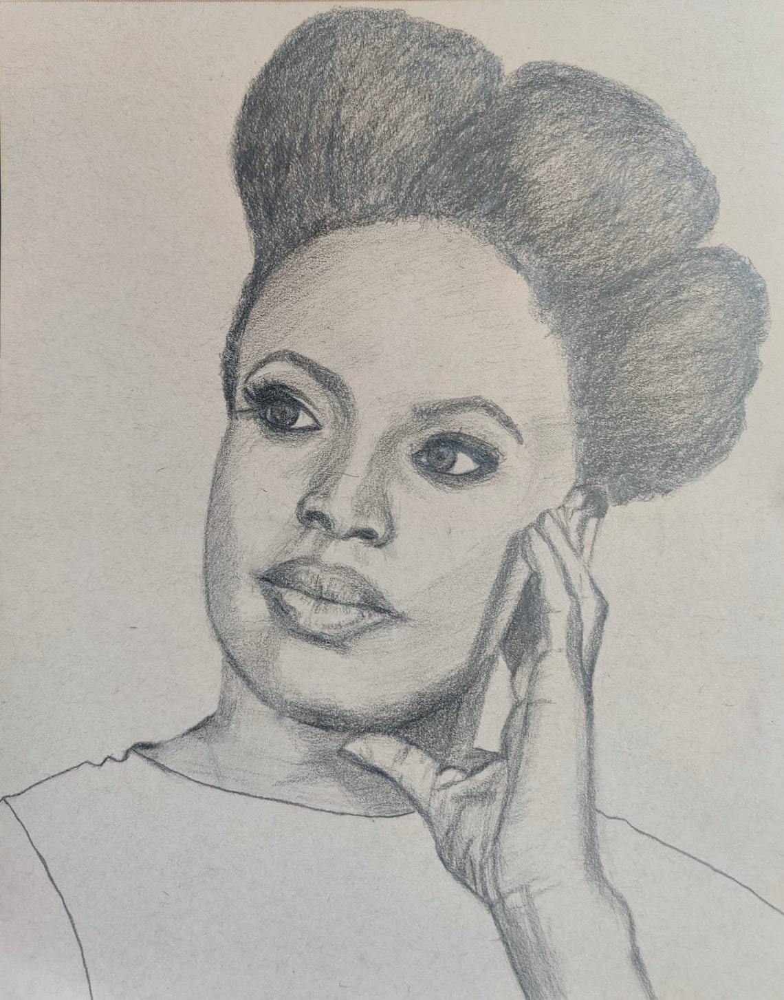 Chimamanda Ngozi Adichie, Original Pencil Drawing, Original Art, Fine ...