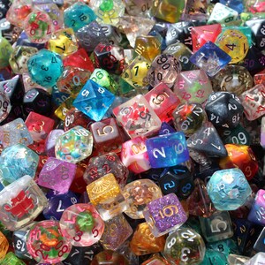 Polymorph Mystery Dice Set 7pcs D&D Pathfinder Call of Cthulhu Tabletop ...