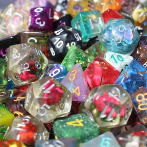 Polymorph Mystery Dice Set 7pcs D&D Pathfinder Call of Cthulhu Tabletop ...