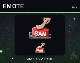Ban Animated Emote - Etsy