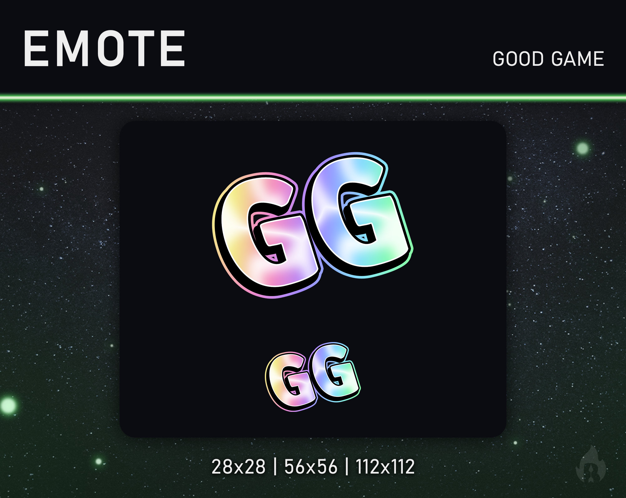 TWITCH Emote GG (good Game) - Etsy