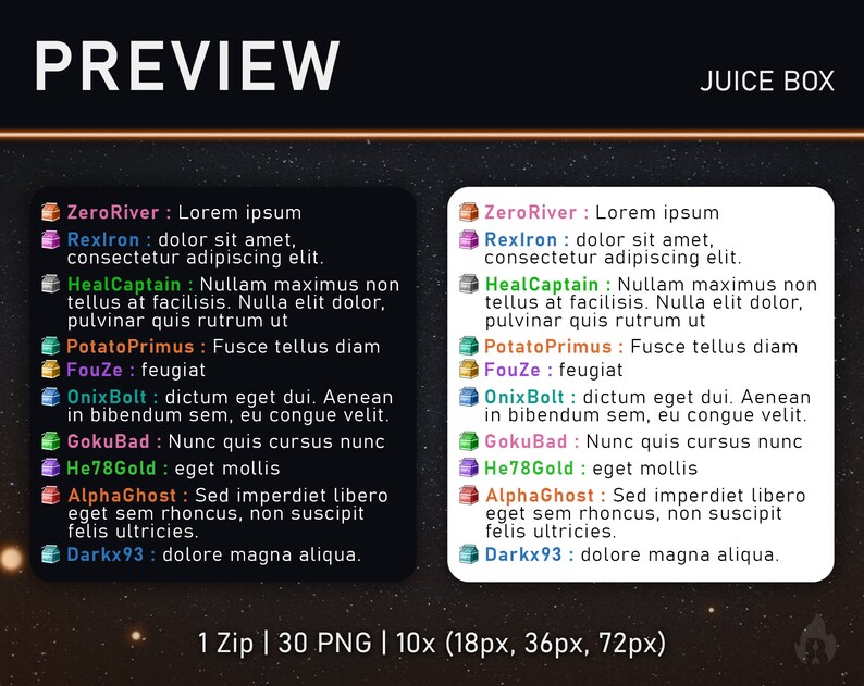 TWITCH Bit Badges / Cheer Badges (juice Box) - Etsy