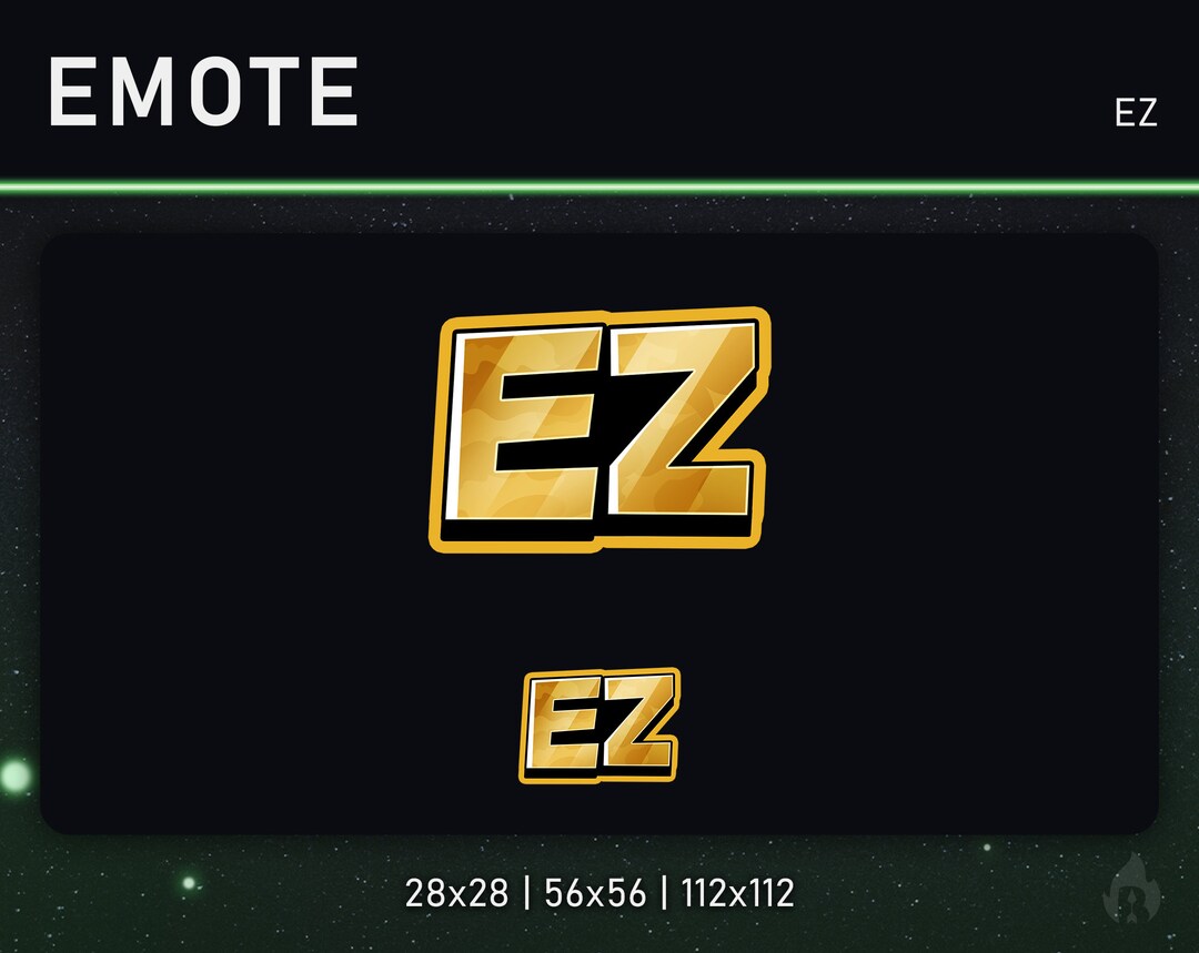 TWITCH Emote (EZ) - Etsy
