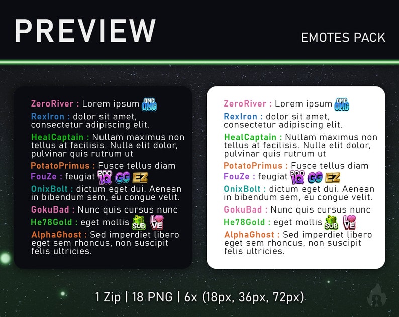 TWITCH Emote PACK - Etsy