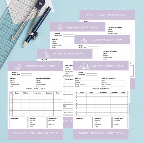 Cake Order Form - Etsy