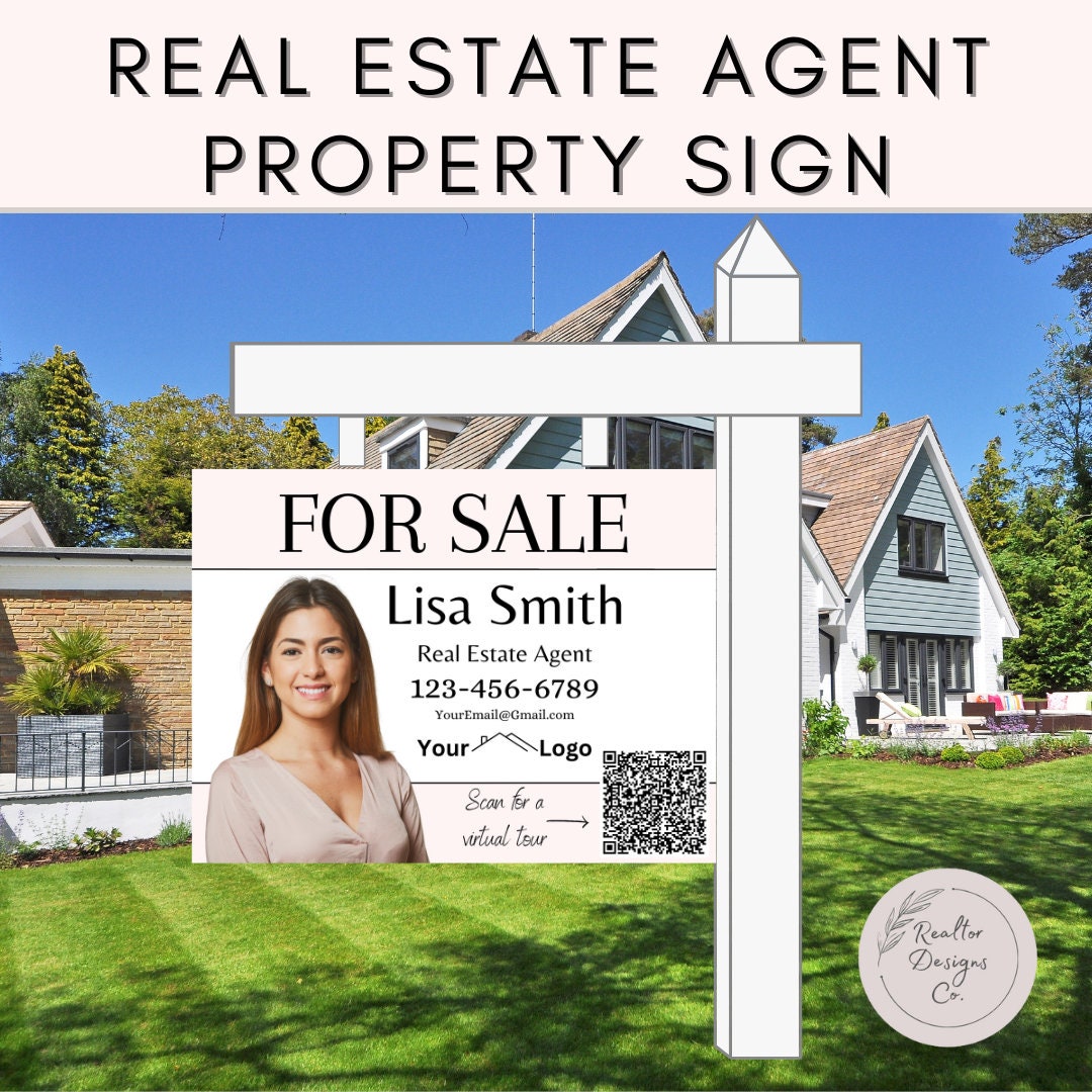 Real Estate Yard Sign | Real Estate Sign Design | | for Sale Sign ...