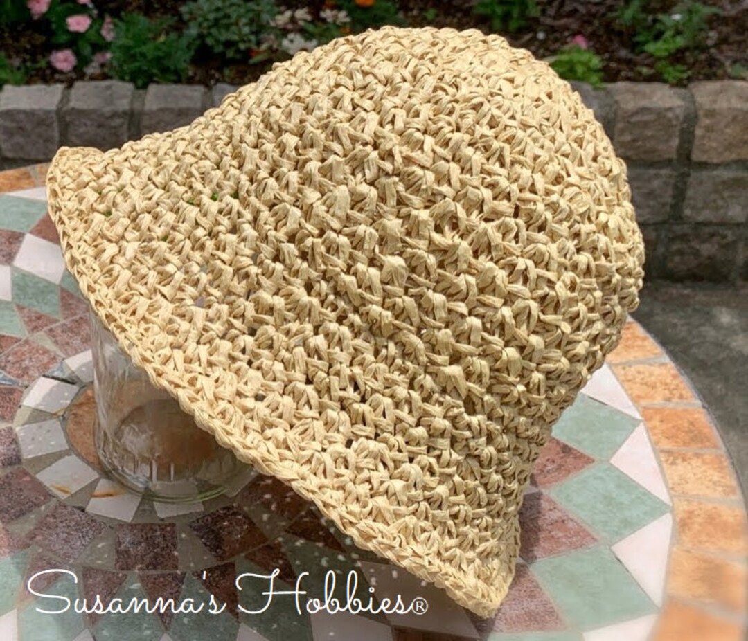 Crochet Pattern (japanese) "cute Small Floral Summer Bucket Hat (women ...