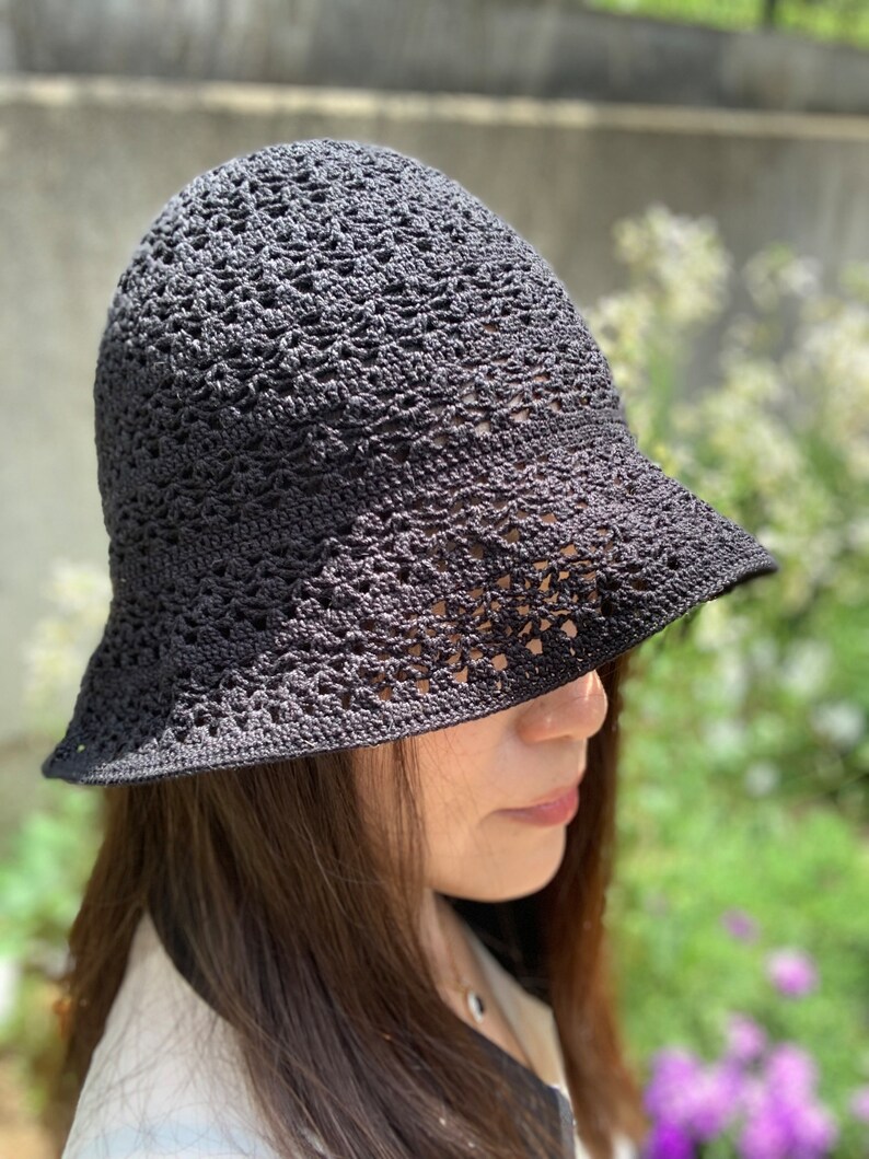 Crochet Pattern (L) "fluffy Daisies Women's BUCKET Hat" (english ...