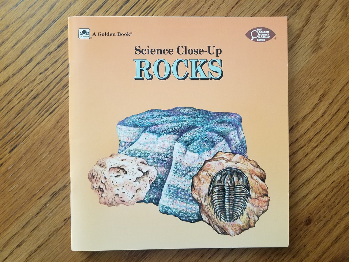 Vintage 90s Rocks and Fossils Books / Retro Softcover Science | Etsy