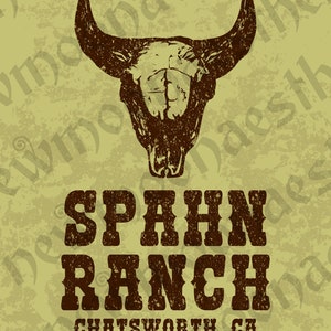 Retro Spahn Ranch Print / Manson Family Poster / Chatsworth California ...