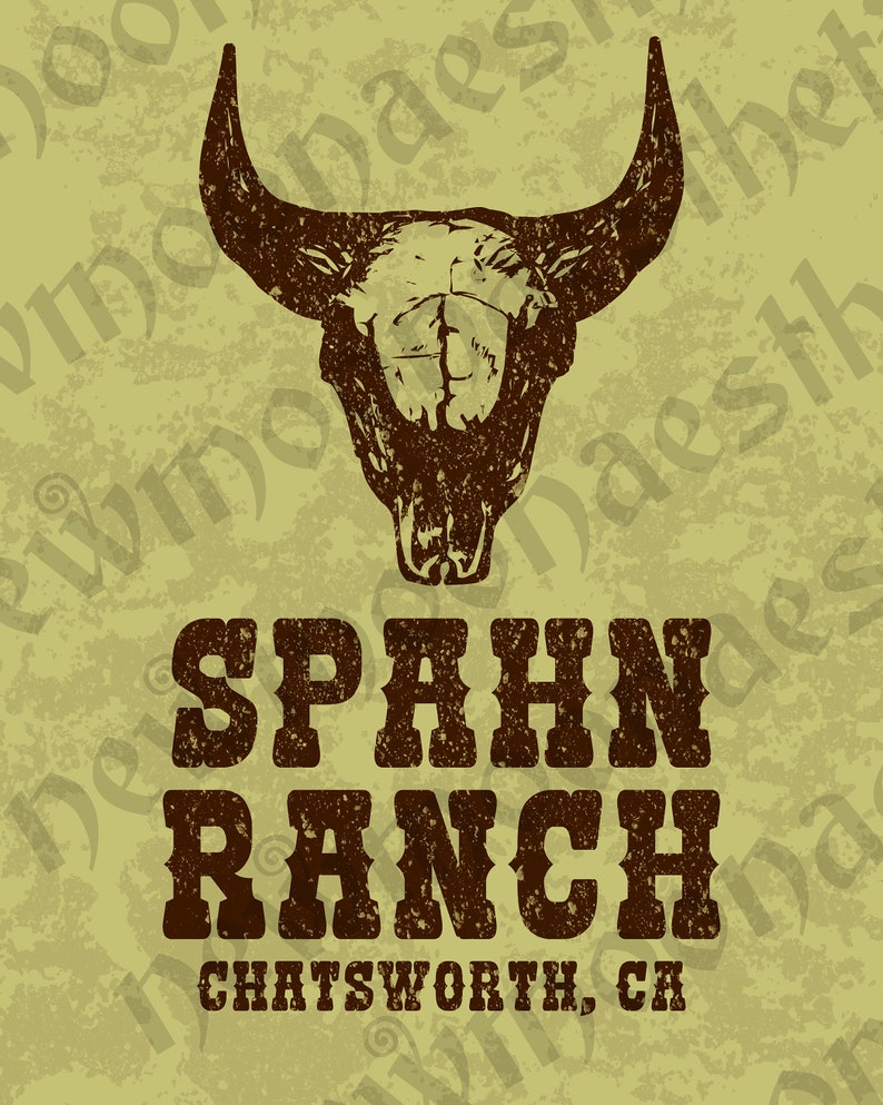 Retro Spahn Ranch Print / Manson Family Poster / Chatsworth California ...