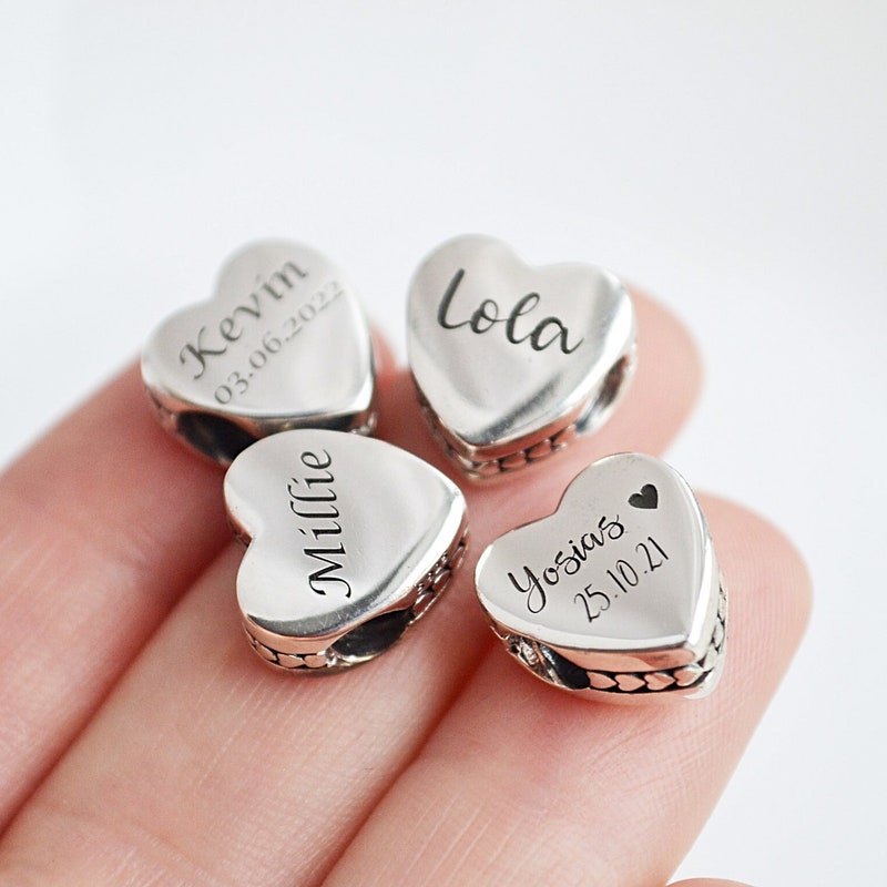 Personalized Pandora Charm - Etsy