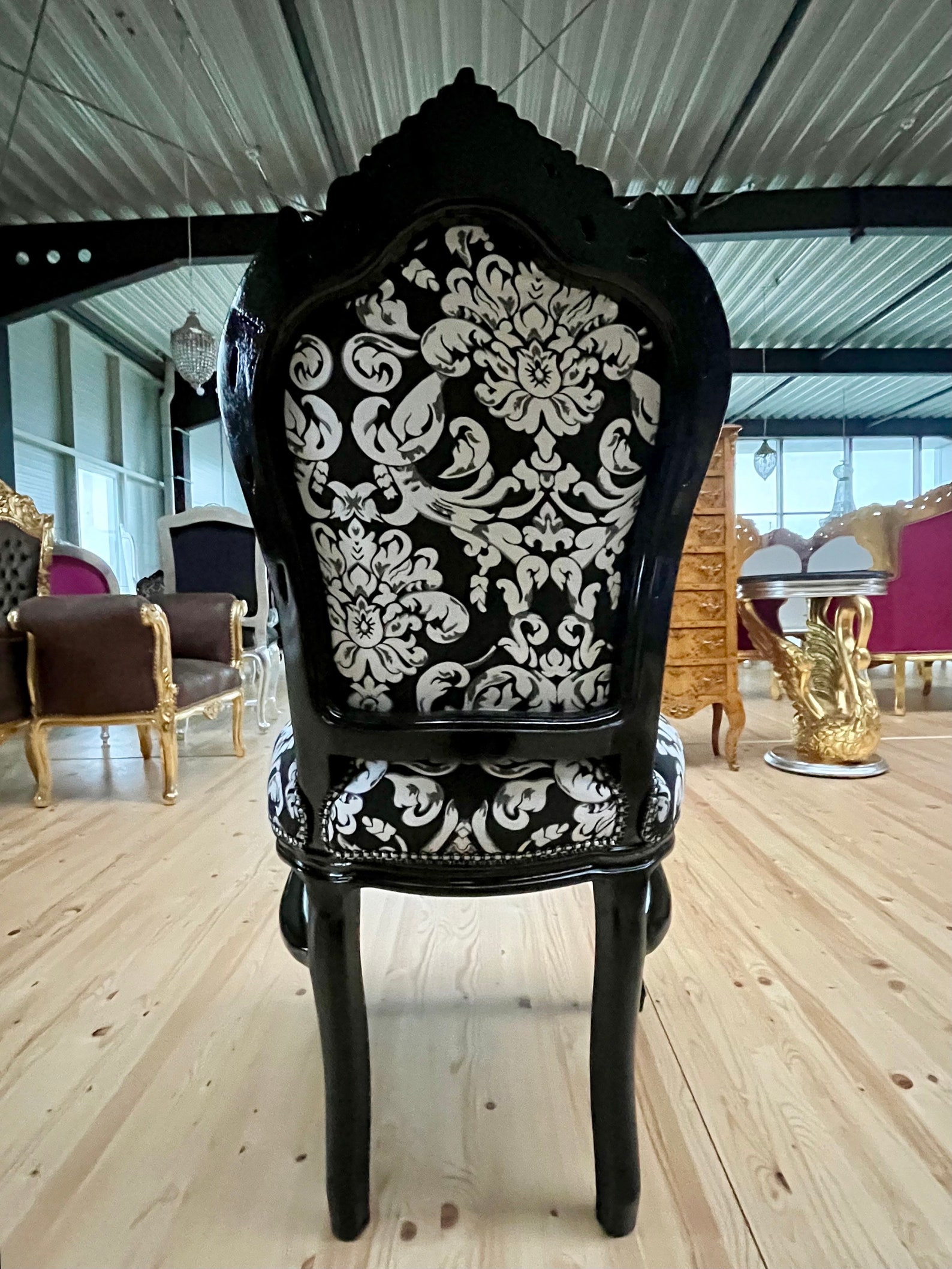 Französischer Stuhl Im Louis-barock-rokoko-stil/ Accent Chair French ...