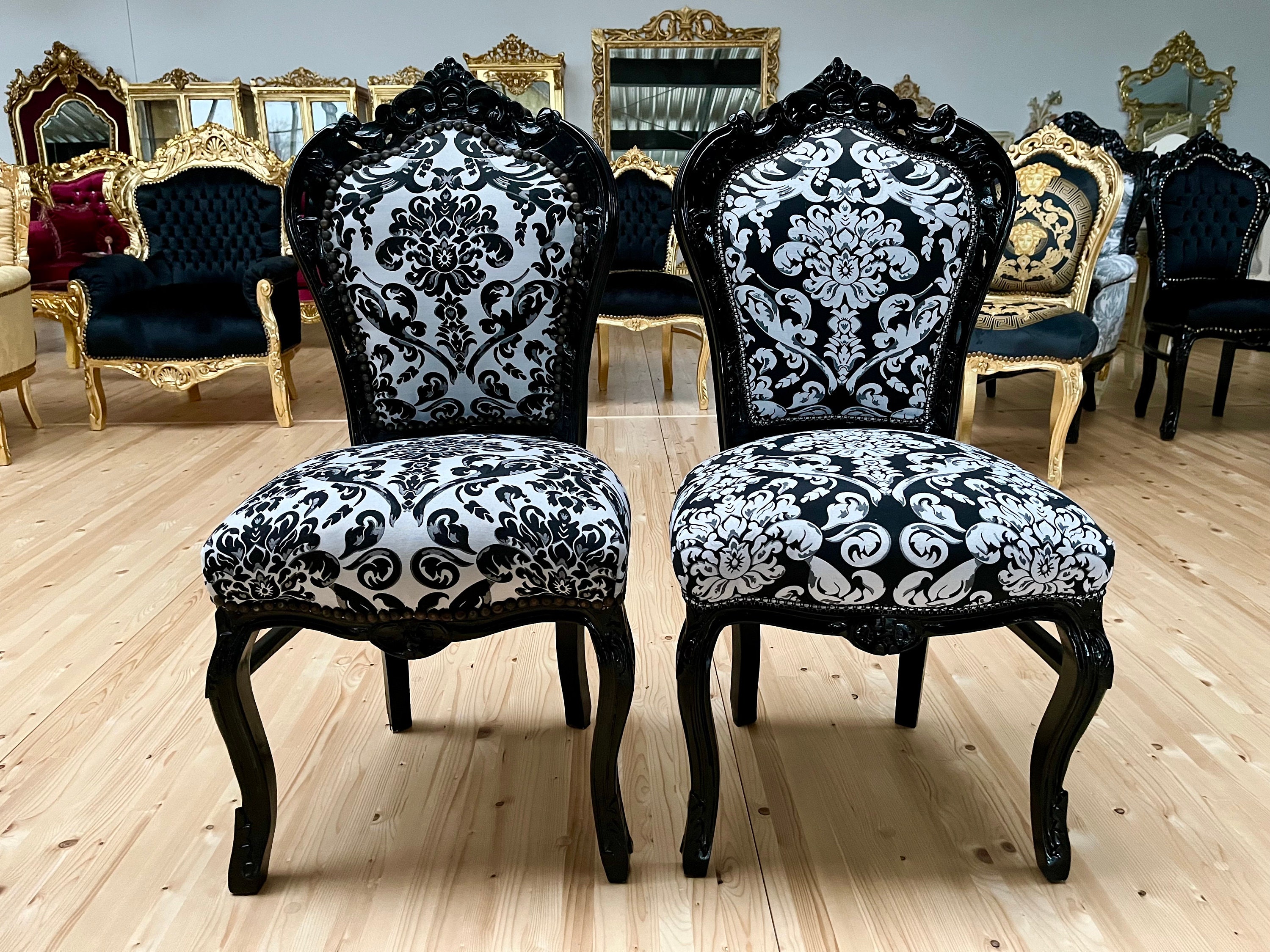 Französischer Stuhl Im Louis-barock-rokoko-stil/ Accent Chair French ...