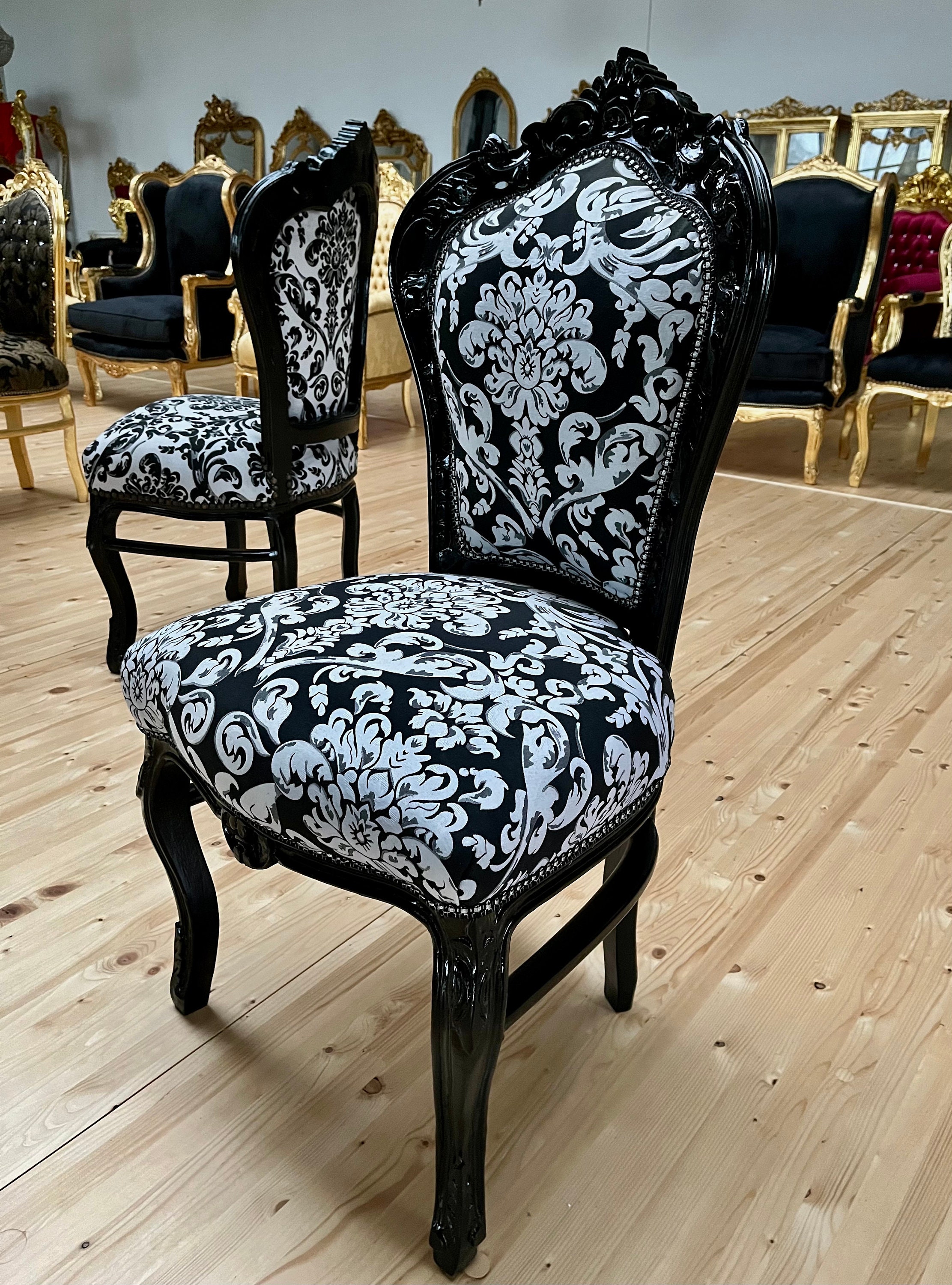 Französischer Stuhl Im Louis-barock-rokoko-stil/ Accent Chair French ...