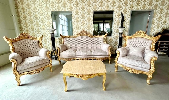 Vintage couch set store