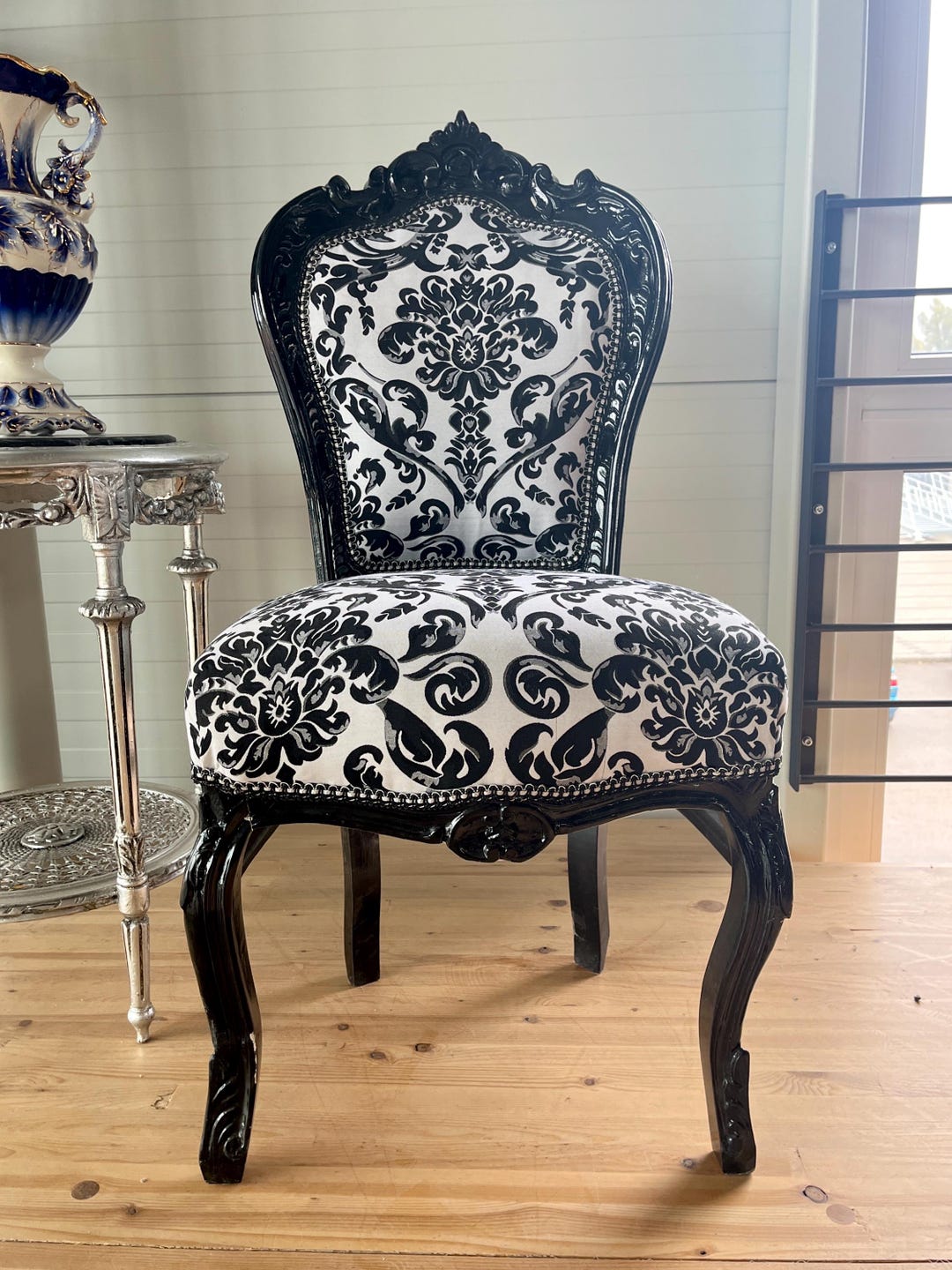 Französischer Stuhl Im Louis-barock-rokoko-stil/ Accent Chair French ...