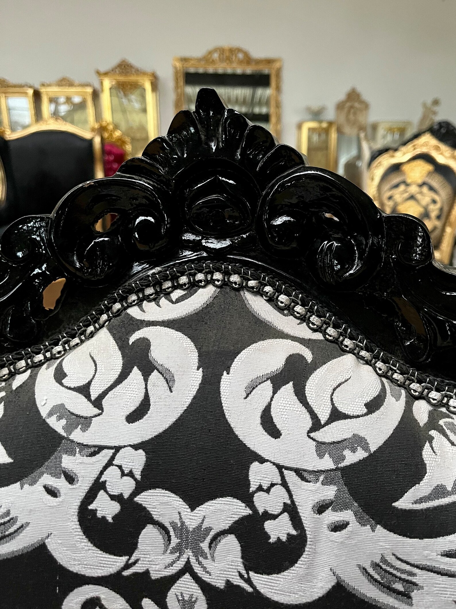 Französischer Stuhl Im Louis-barock-rokoko-stil/ Accent Chair French ...