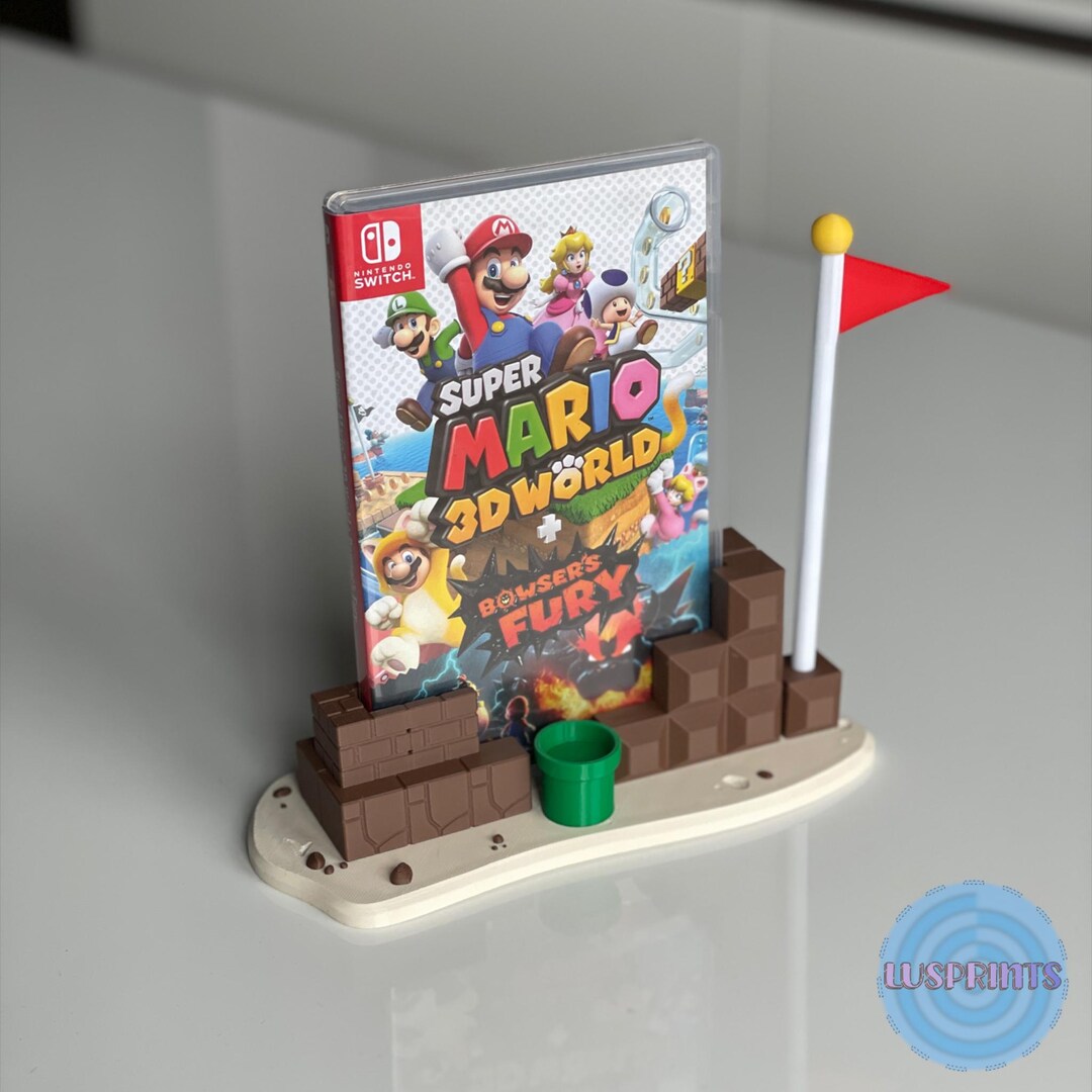 Mario Themed Nintendo Switch Steelbook Display Stand - Etsy