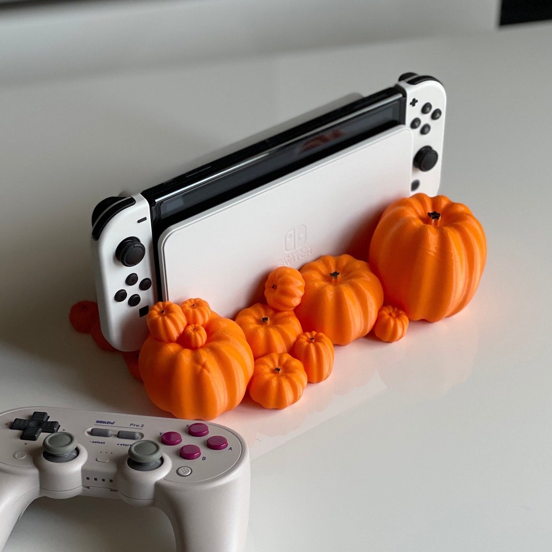 Nintendo Switch Halloween Pumpkin Dock | Stand | OLED and Classic - Etsy