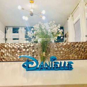 Personalized Disney Style Name Plate, Personalized Gifts for Disney ...