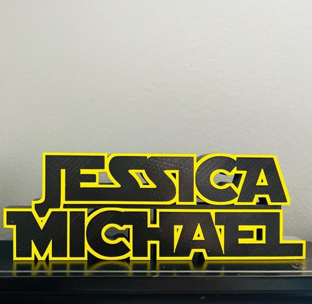 Custom Star Wars Name Plate, Star Wars Part, Star Wars Sign, Star Wars ...