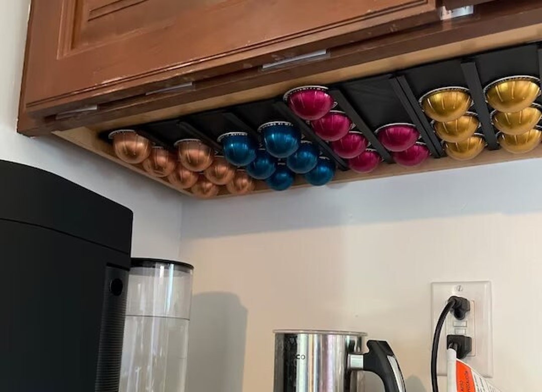 Nespresso Vertuo Pod Holder Under Cabinet or Wall Mounted Storage for ...